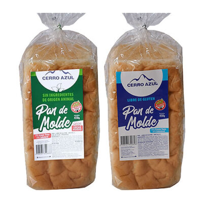 Cerro Azul Pan de Molde Sin TACC x 450 Grs - Tienda Online El Banquito