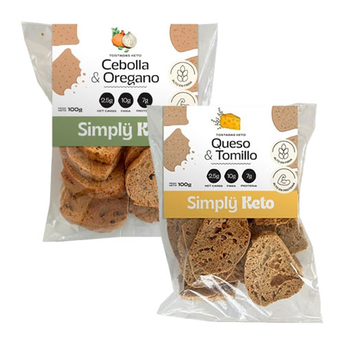 Simply Keto Grisin x 100 Grs - Tienda Online El Banquito